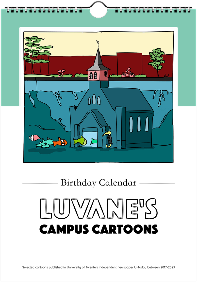 Birthday Calendar LUVANE's Campus Cartoons | LUVANE